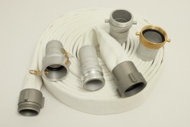 1-1/2" Single Jacket Mill Discharge Hose | Free Shipping